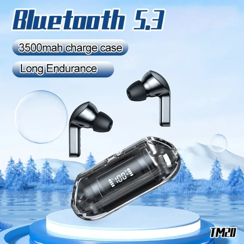 NEW-TM20-Wireless-TWS-Bluetooth-Earphone-with-LED-Display-Touch-Noise ...