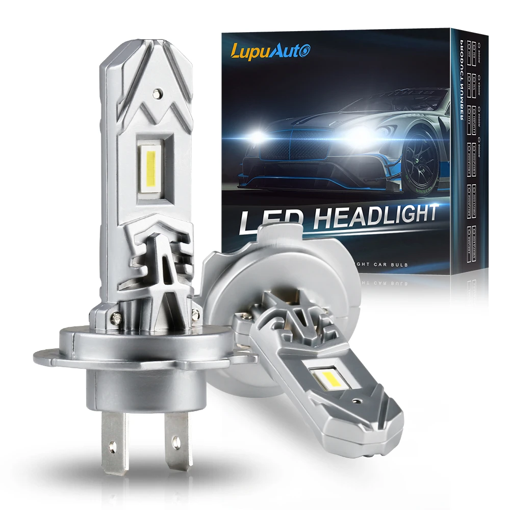 2pcs Mini H7 Led Headlight Turbo Led H7 Bulb 50w Wireless For Car Head ...