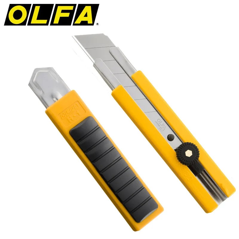 Olfa cuchillo utilitario integrado 101B, H 1 de cuchillas de 25mm, corte superpesado extragrande ...