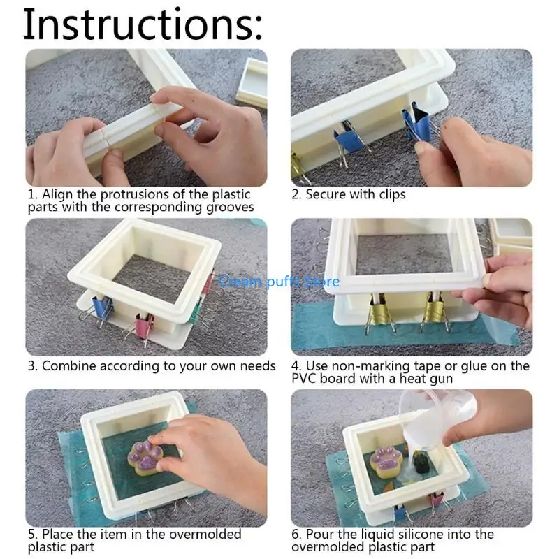 50LE Adjustable Mold Housing for Silicone Molds Making Mold for Mold ...