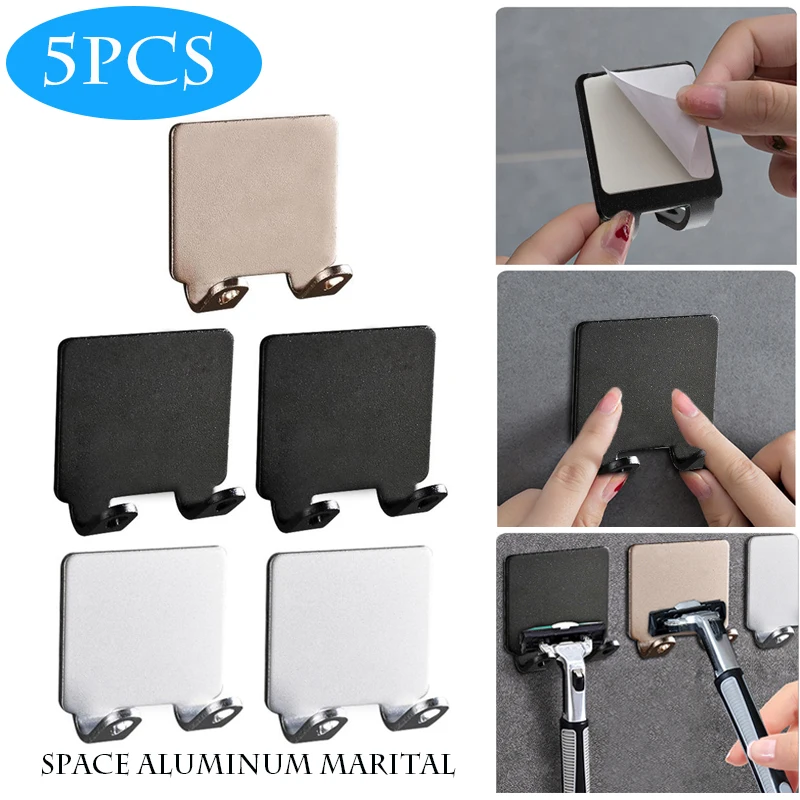 Stainless-Steel-Razor-Holder-Wall-Men-s-Shaving-Shaver-Storage-Shelf ...