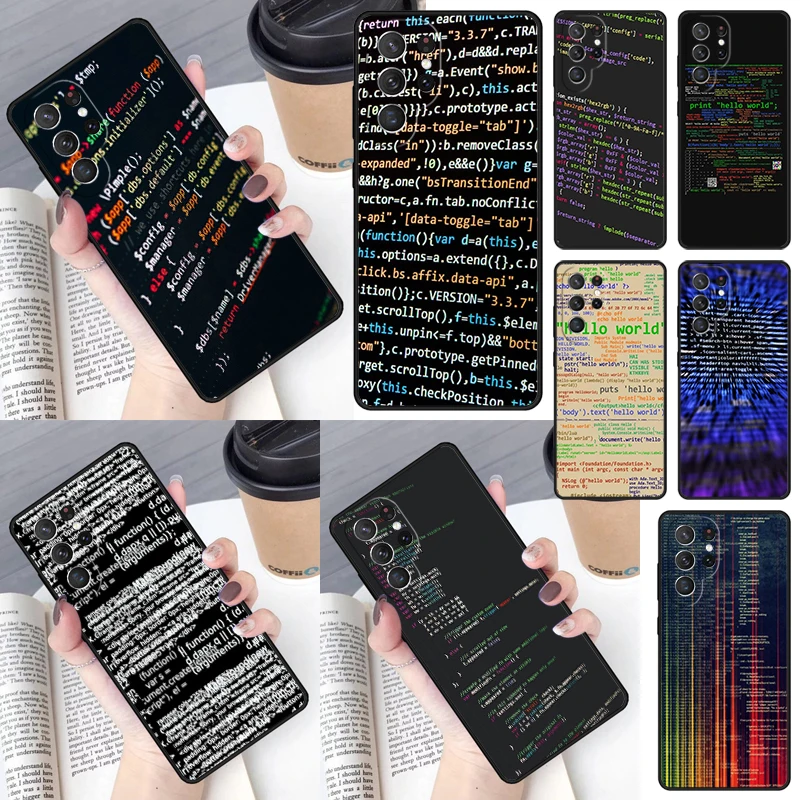 Programming-Languages-Cover-For-Samsung-Galaxy-S23-Ultra-S22-S20-S21-FE ...