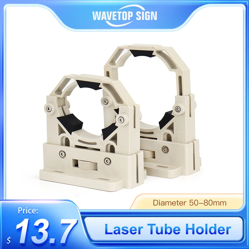 WaveTopSign-CO2-Laser-Tube-Holder-Support-Mount-Flexible-Plastic-50 ...