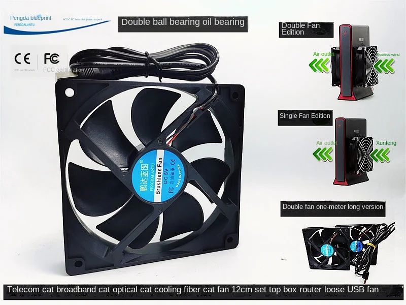Telecom-Modem-ADSL-Modem-Optical-Modem-Fiber-Modem-Fan-12cm9cm8cm-Set ...