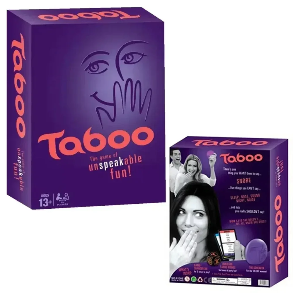 New-Classic-Taboo-Card-Game-Board-Game-Fun-Finding-Words-Board-Game ...