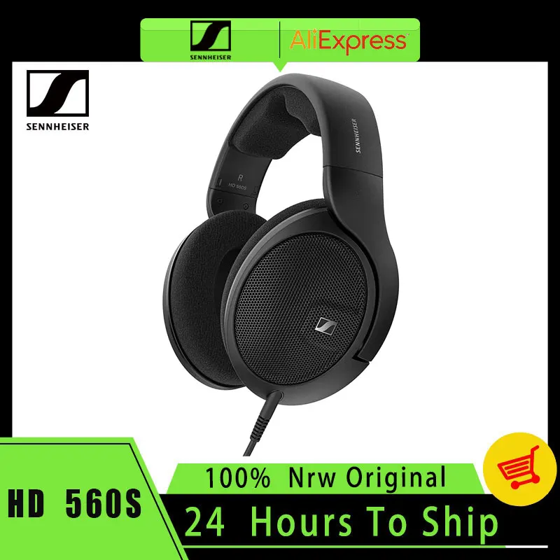 Sennheiser-HD-560s-Over-The-Ear-Audiophile-Headphones-Neutral-Frequency ...