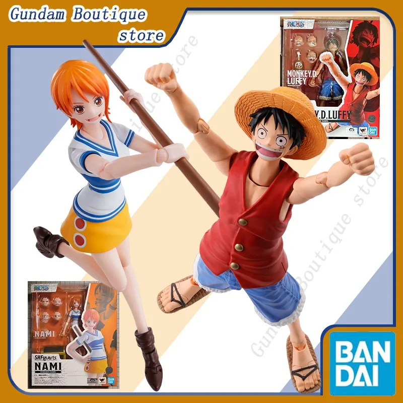 Bandai Genuine SHF ONE PIECE NAMI MONKEY.D.LUFFY -ROMANCE DAWN- Anime ...
