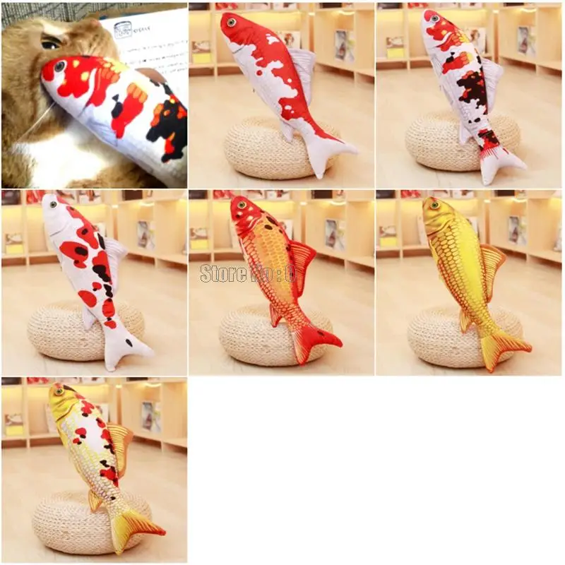 Koi Plush Stuffed Soft Fish Doll Soft Koi Pillow Goldfish Cushion Cat ...
