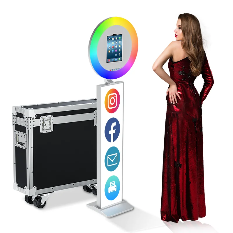 Portable-Ipad-Photo-Booth-Shell-Stand-Kiosk-Selfie-Ipad-Photo-Booth-360 ...