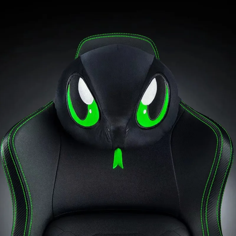 Esport-Chair-Snake-Head-Pillow-Cute-Razers-Soft-Throw-Pillow-Gamer-Rest ...