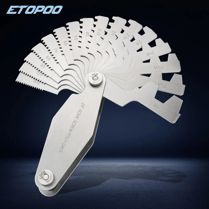 29 30 Degree Optional Screw Pitch Measuring Tool Screw, 57% OFF