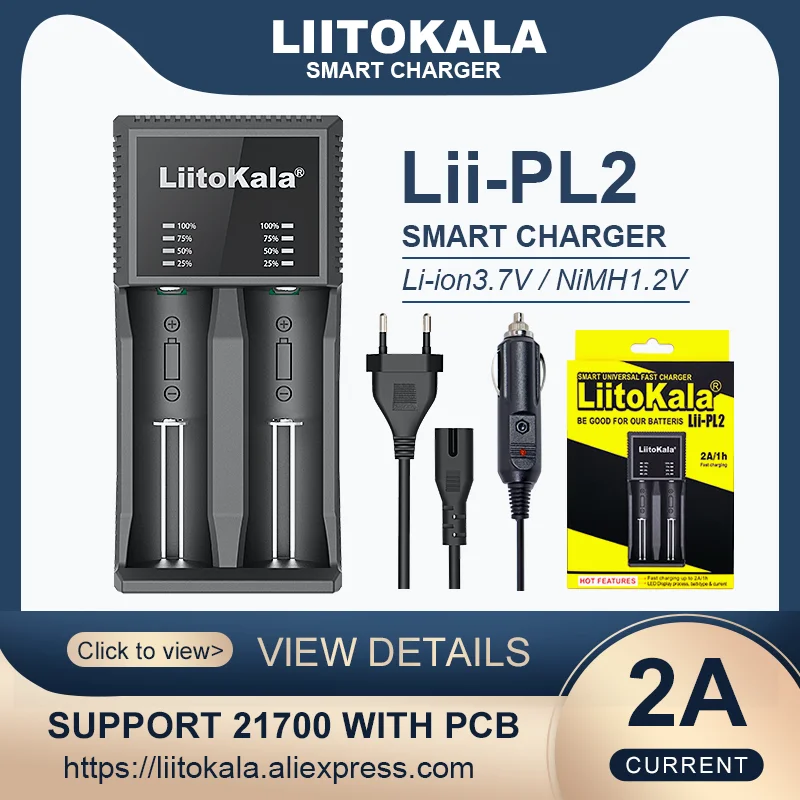 LiitoKala-Lii-PL2-3-7V-Lithium-Battery-Charger-For-26650-18650-22650 ...