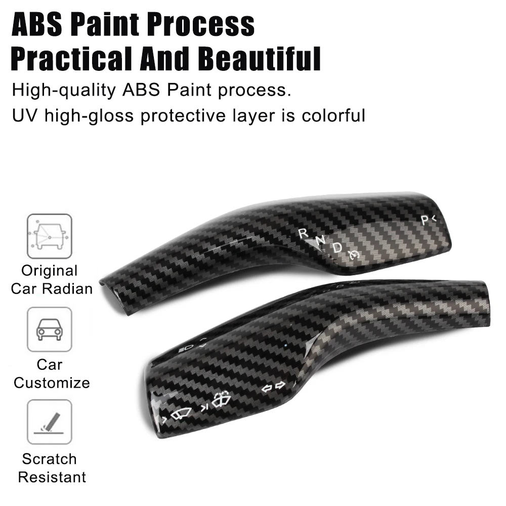 Car Column Shift Knob Cover Decor For Tesla Model 3 Y Armor Steering ...