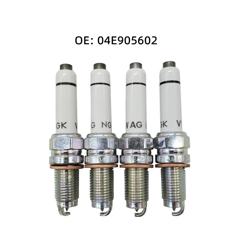 4 6pcs 점화 플러그 OEM 04E905602 04E905612 아우디 A1 A3 Q3 Q2L 폭스 바겐 골프 MII 수퍼브 ...