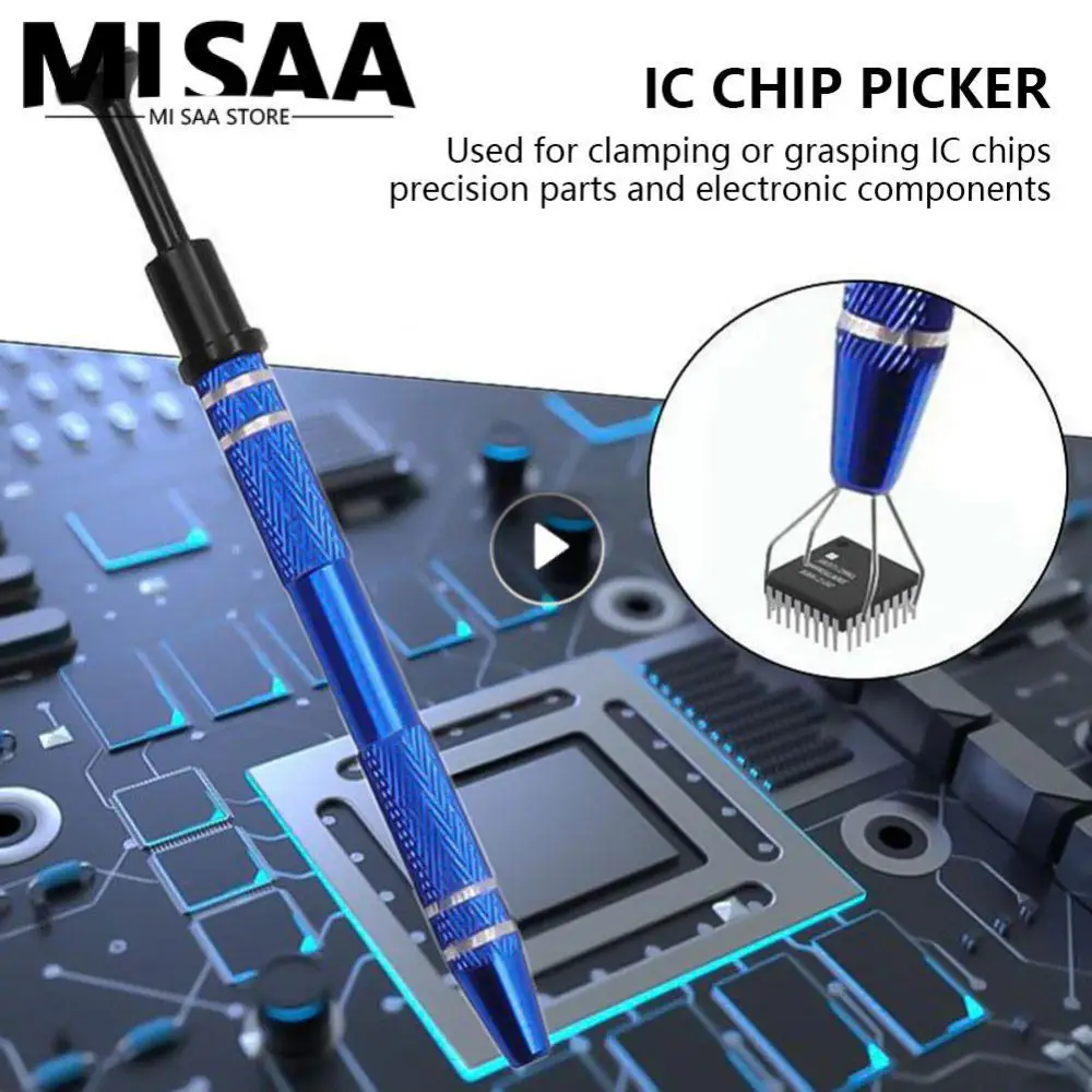 Blue-Four-Claw-Electronic-Component-Handmade-Tools-Suck-Mobile-Phone-Chip-Repair-Tool-Ic ...