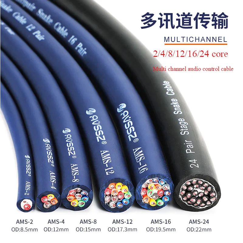1-5m-XLR-Microphone-Cable-2-4-8-12-16-24-Multichannel-Cable-Audio ...