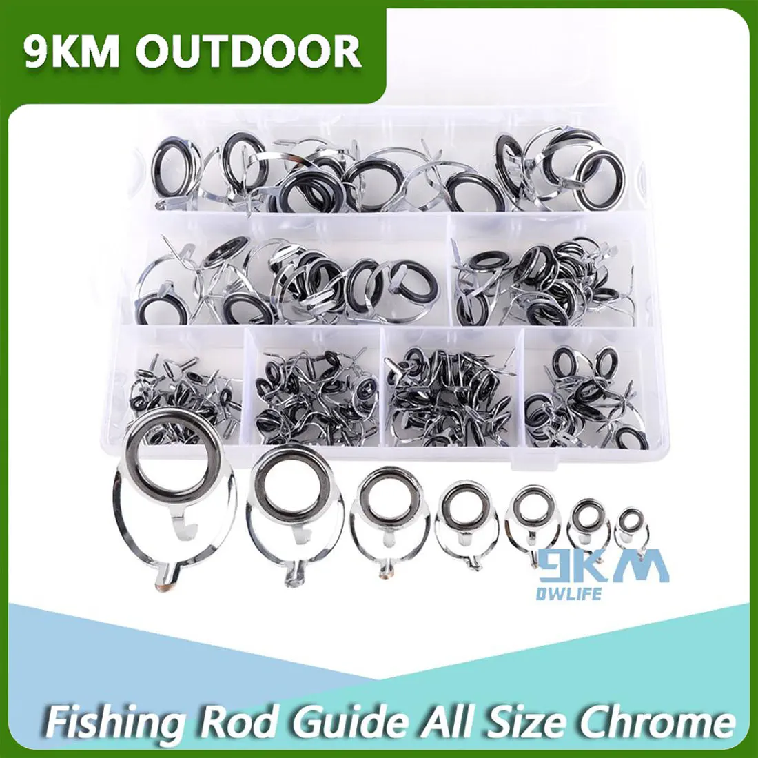 Fishing Rod Guides Stainless Steel Ceramic Rings Rod Building Guide ...
