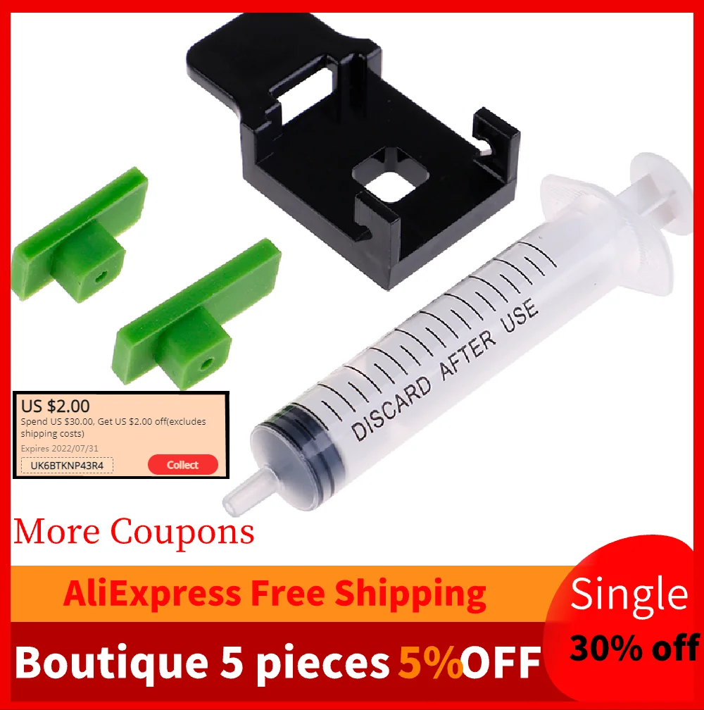 3-in1-Ink-Refill-Smart-Cartridge-Clamp-Absorption-Clip-Pumping-Rubber ...
