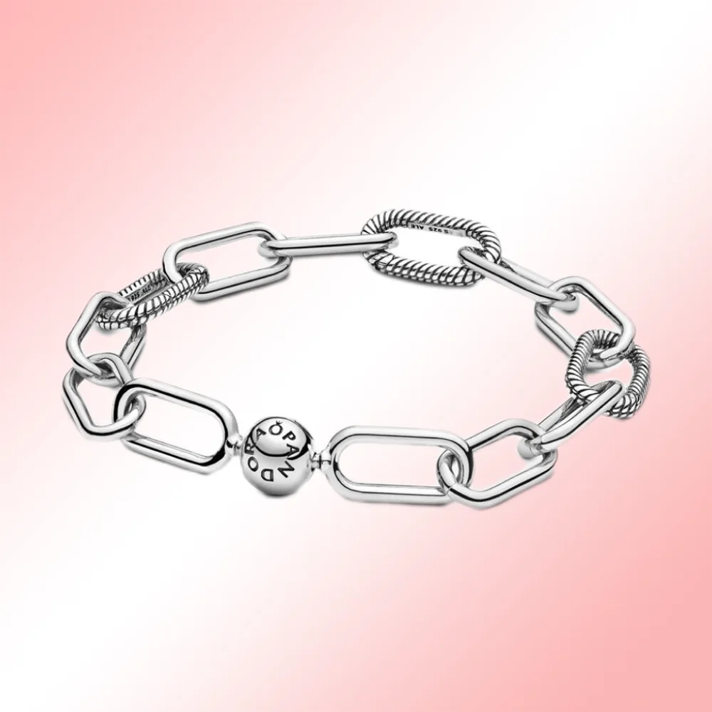 Pandora-ME-Link-Chain-Bracelet-925-Sterling-Silver-Fit-Original-Design ...