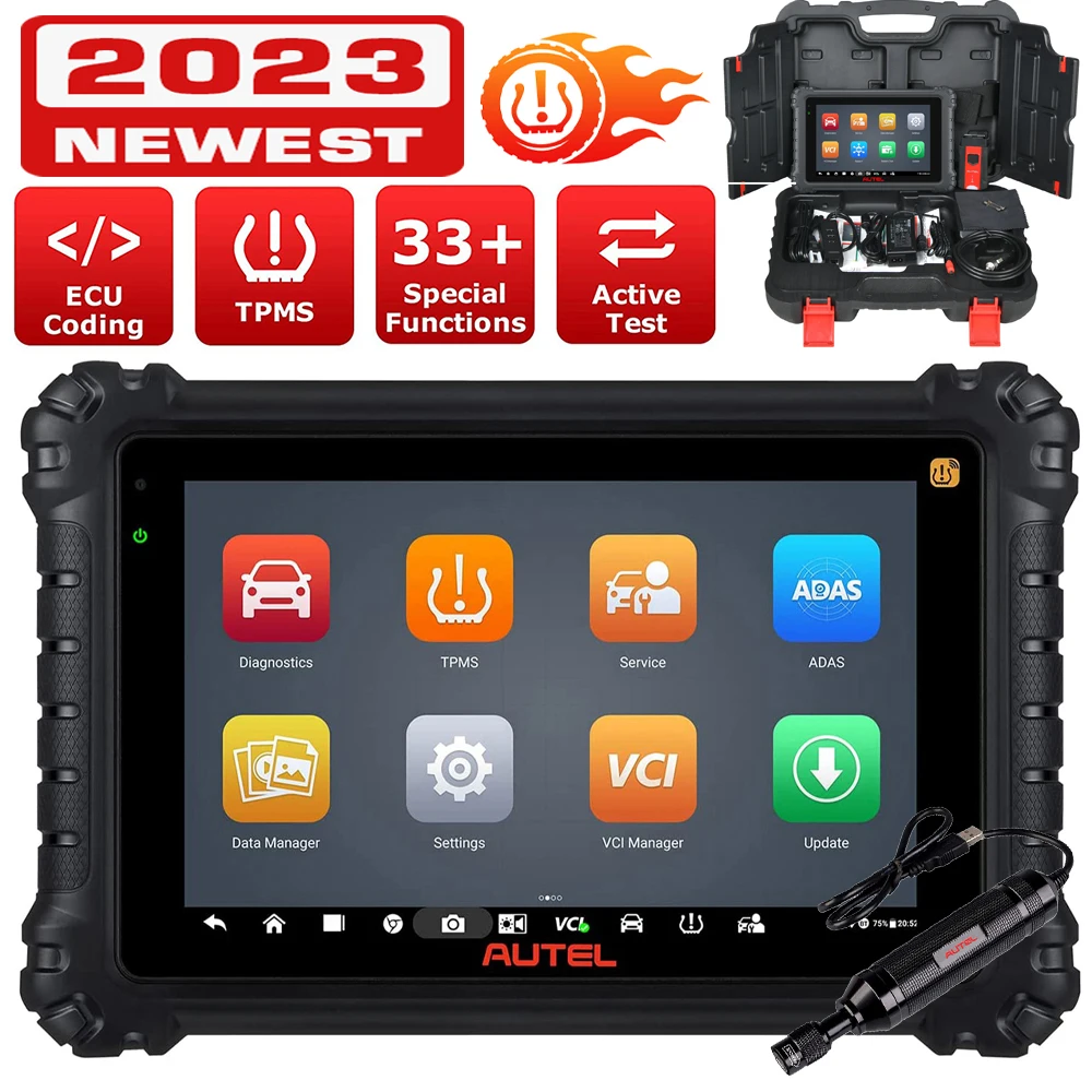 Autel Scanner Maxicom Mk906pro Ts Upgraded Of Mk906 Pro/ Mk906bt With ...