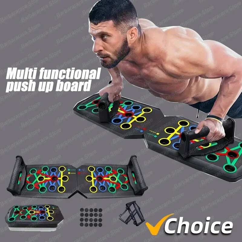 Portable-Multifunctional-Push-up-Board-Set-With-Handles-Foldable ...