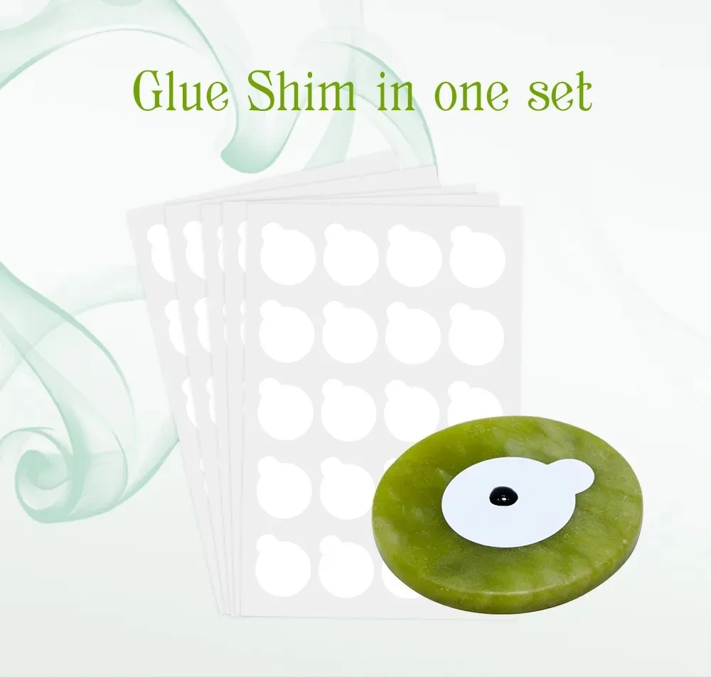 Glue-Adhesive-Pallet-Round-Jade-Stone-False-Lash-Eyelashes-Pad-Holder ...