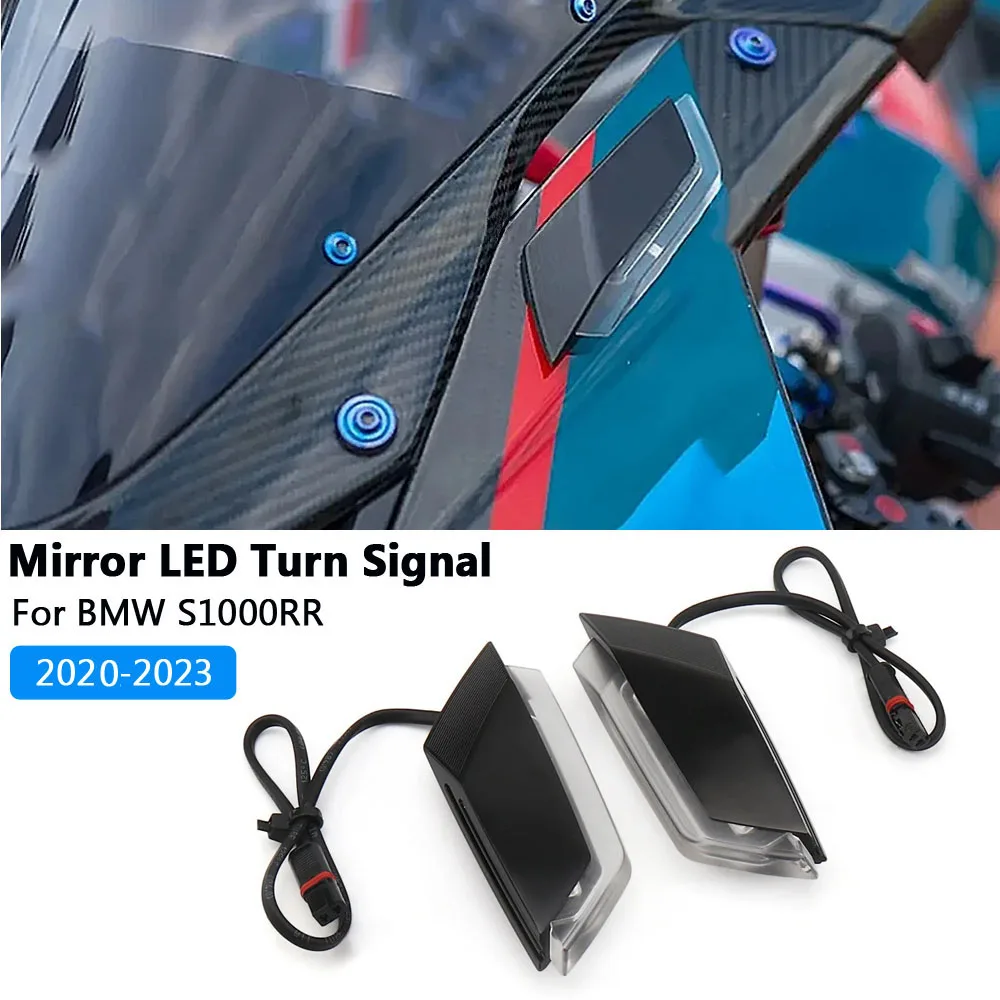 New Motorcycle LED Front Turn Signal Mirrors Indicator Kit For BMW ...