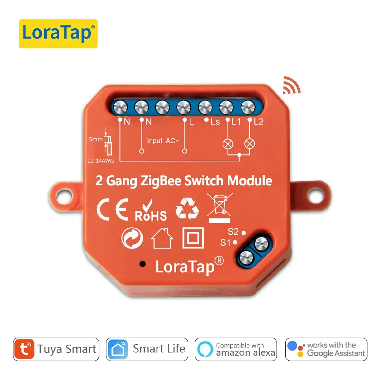 Tuya-Smart-Life-ZigBee-Switch-2-Gang-Relay-Module-Lighting-Google-Home ...