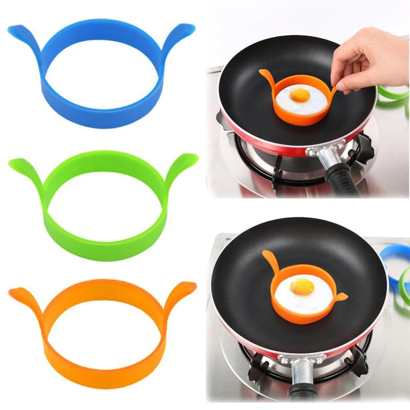 Silicone Breakfast Omelette Ring | Silicone Kitchen Cooking Tools ...