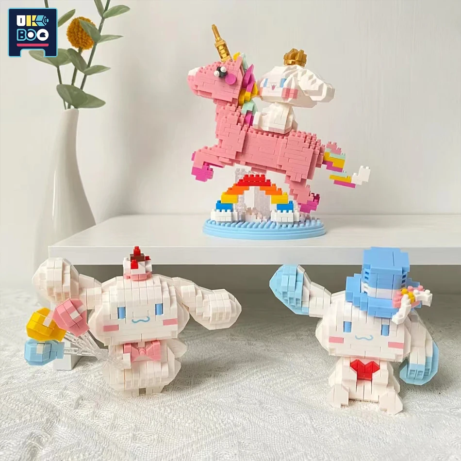 UKBOO-Micro-Cartoon-Balloon-Puppy-Unicorn-Model-Building-Blocks-Diamond ...