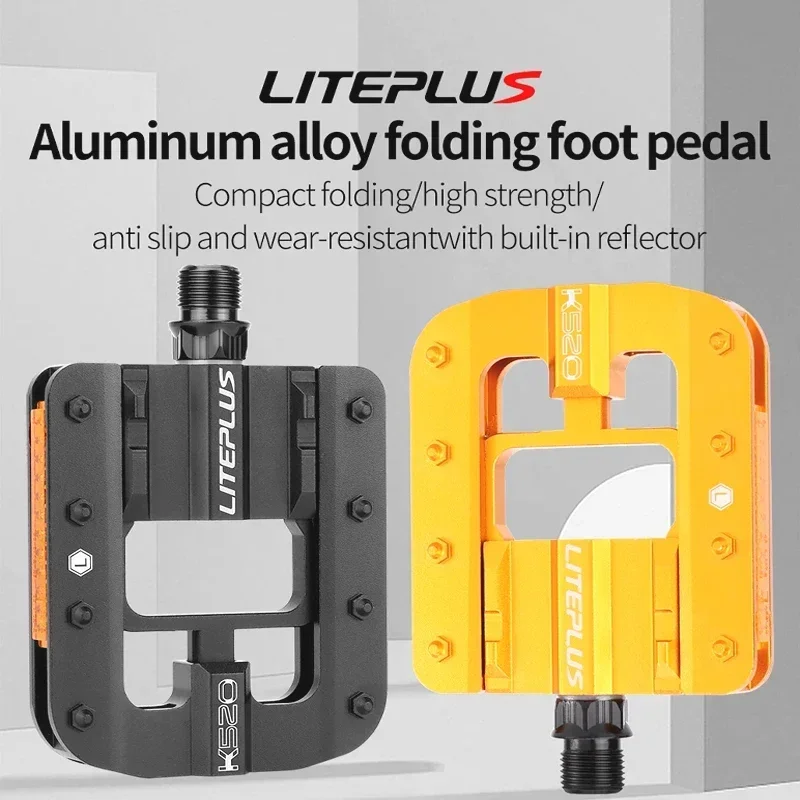 Liteplus-Foldable-Bicycle-Pedals-Slide-Solid-Aluminum-Alloy-Fast-Foldable-Bike-Pedals-Bmx-Bike ...