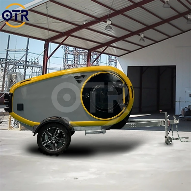 Remolque-de-casa-rodante-caravana-en-forma-de-l-grima-Mini-caravana-m ...