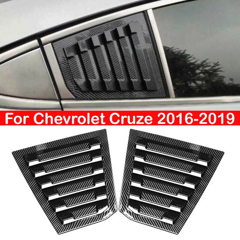 For-Chevrolet-Cruze-2016-2017-2018-2019-Car-Rear-Louver-Window-Side ...