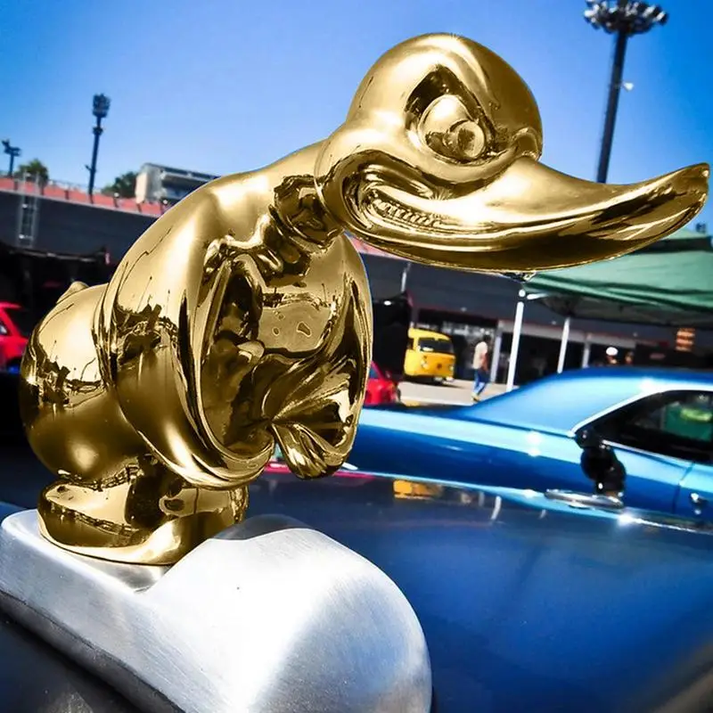 Funny Angry Duck Car Bonnet Front Hood Ornament Auto Front Cover Duck ...