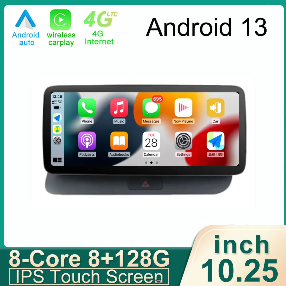 RHD-10-25-Inch-Android-Touch-Screen-For-Audi-Q5-2009-2017-Car ...