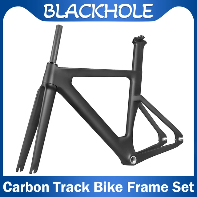 BlackHole Aero Racing Fixed Gear Full Carbon Fiber Road Bicycle Frame ...