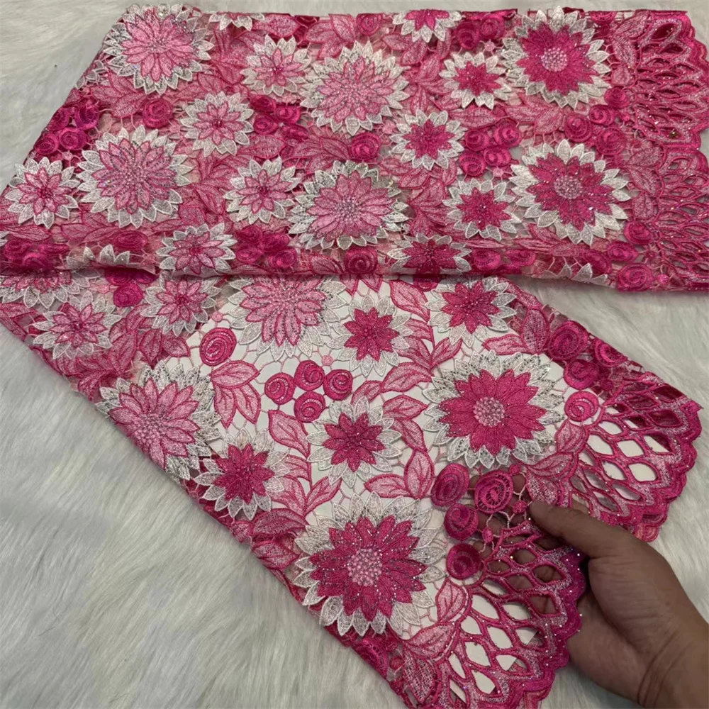 Advance-New-Fabric-High-Quality-Handmade-Color-Embroidery-Net-Lace ...