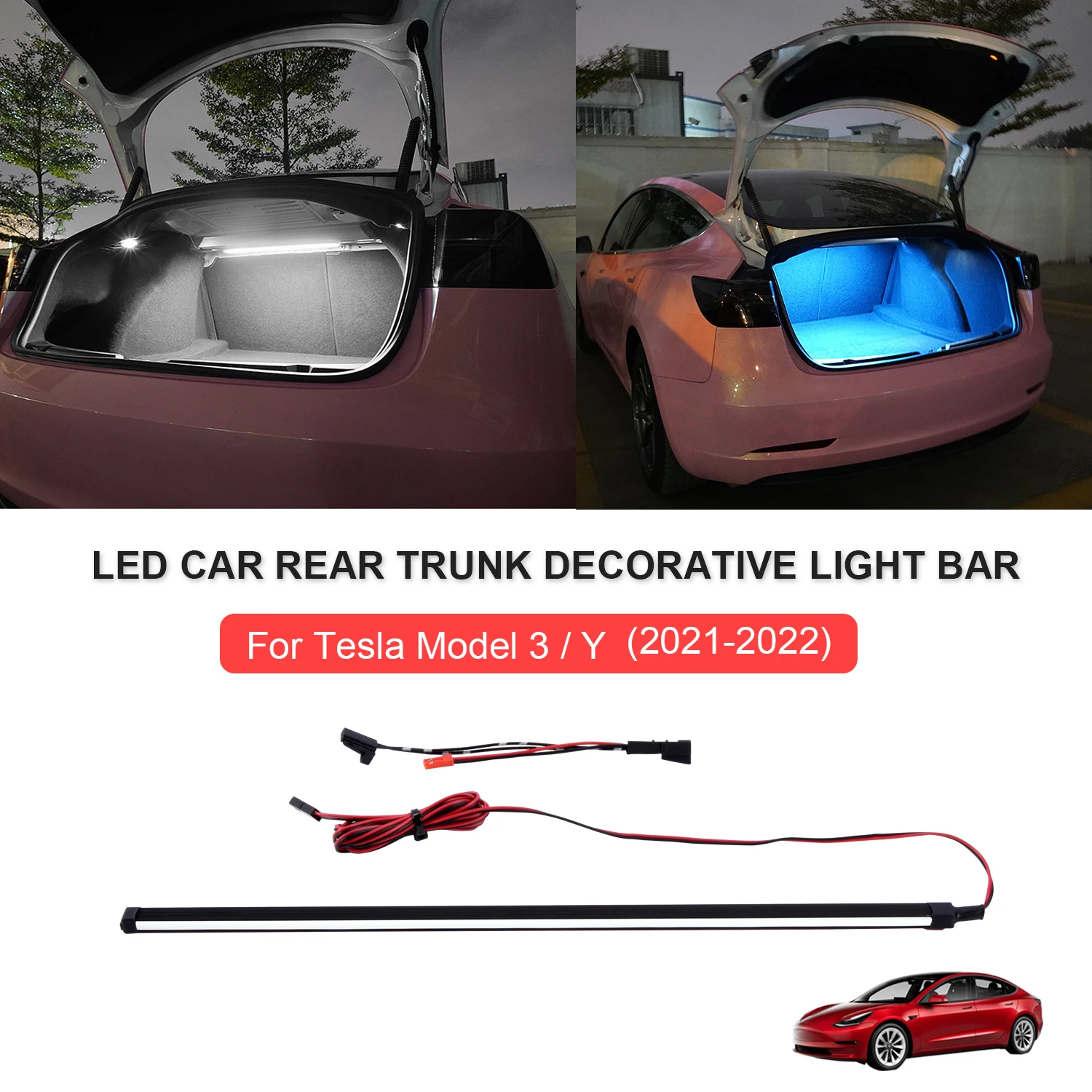New-LED-Trunk-Light-for-Tesla-Model-3-Brightening-Lighting-Atmosphere ...