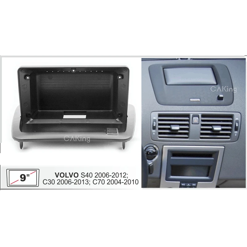 9-inch-Car-Fascia-Radio-Panel-for-VOLVO-S40-V50-2004-2012-C30-C70-2006 ...