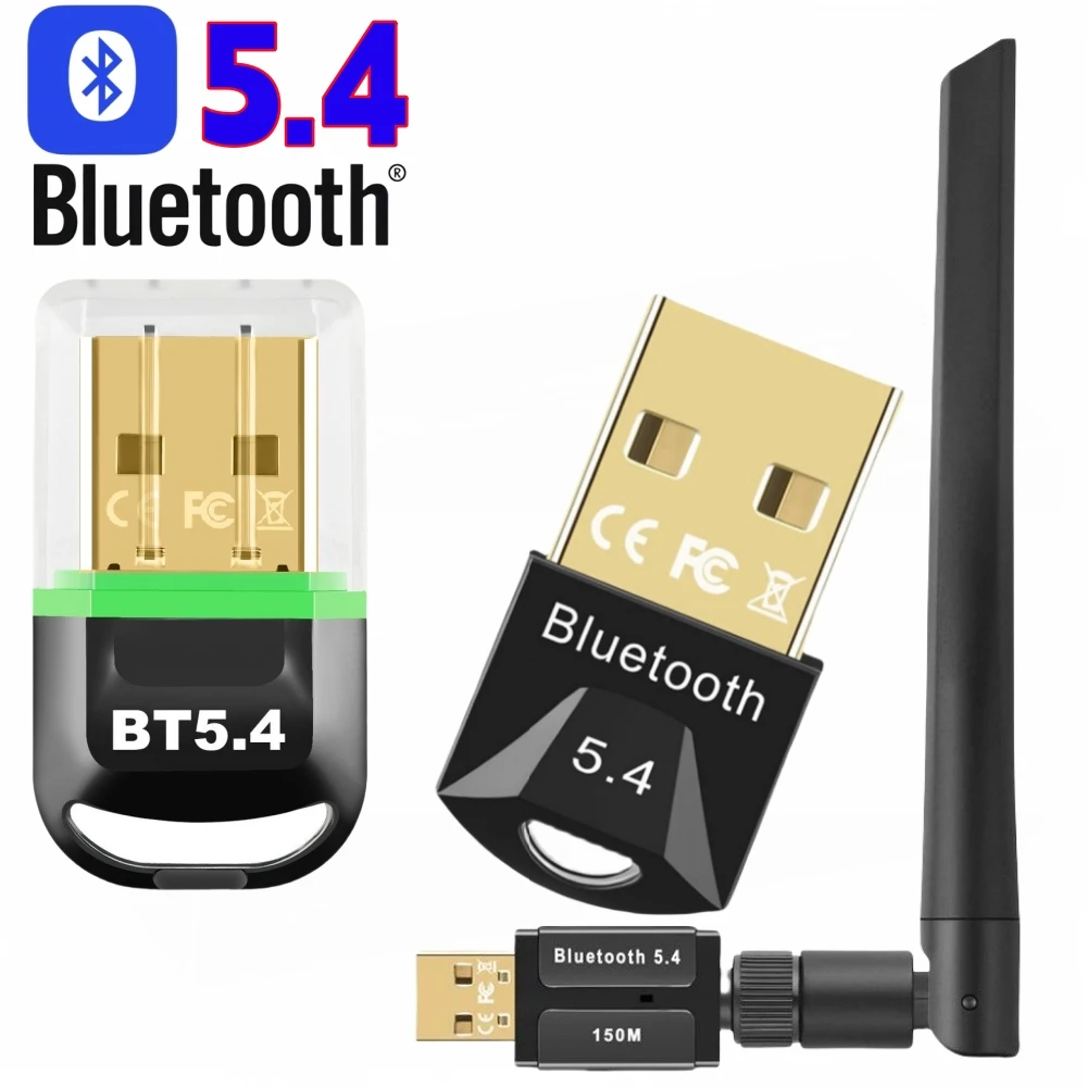 50pc-150M-Long-Range-USB-Bluetooth-5-4-Adapter-USB-Wireless-Bluetooth ...