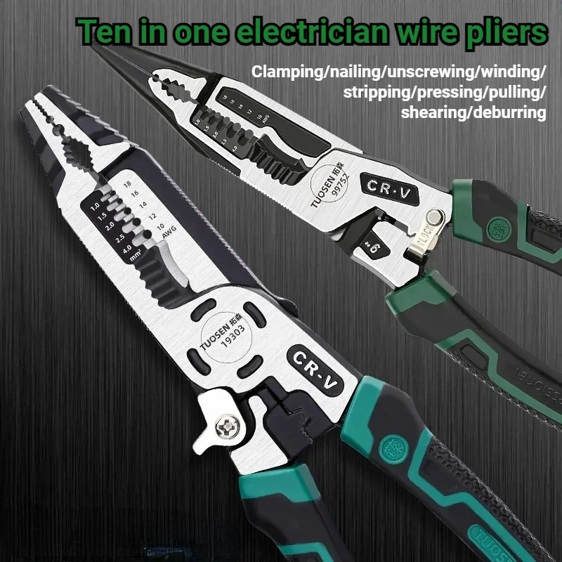 Multifunctional-Universal-10-In1-Pliers-Hardware-Wire-Cutters ...