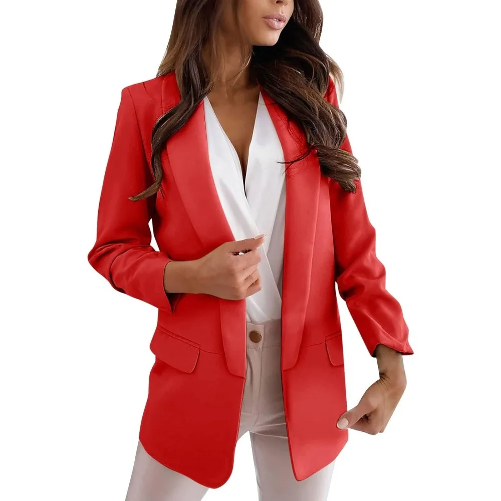 Blazers for Women UK Fashion Long Sleeve Business Work Casual Suit ...