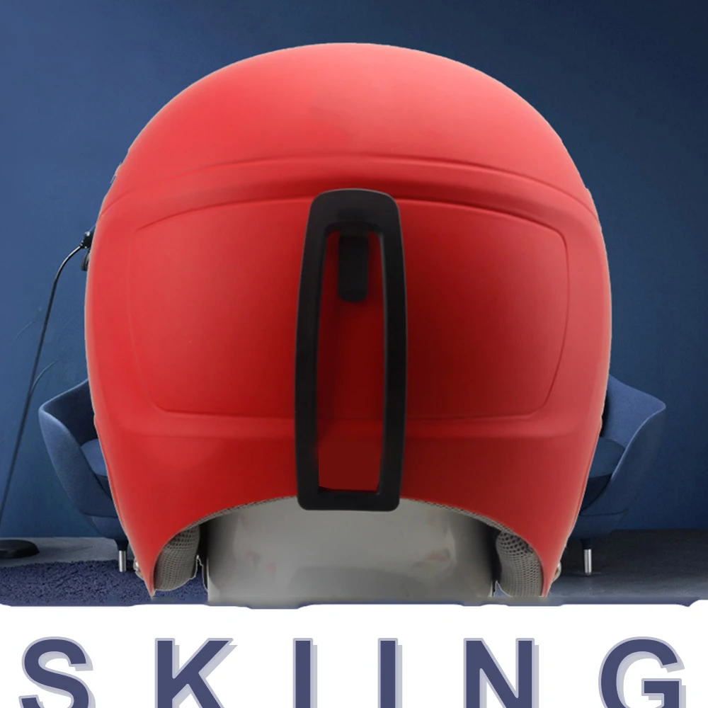 Black Universal Ski Helmet Accessories Helmet Goggles Belt Clip Goggles ...