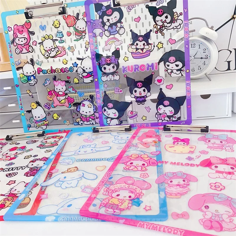 Miniso-Kawaii-Hello-Kitty-Kuromi-Cinnamoroll-File-Folder-A4-Size-Filing ...