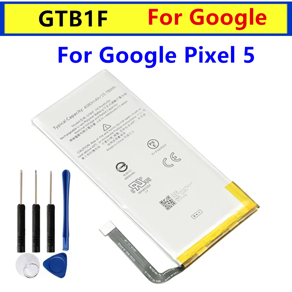 Original GTB1F 4080mAh Pixel 5 Replacement Battery For HTC Google Pixel ...