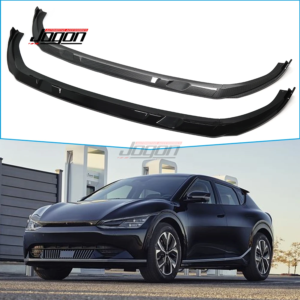 3PCS-For-KIA-EV6-GT-2021-2023-Car-Front-Bumper-Lip-Spoiler-High-Quality ...
