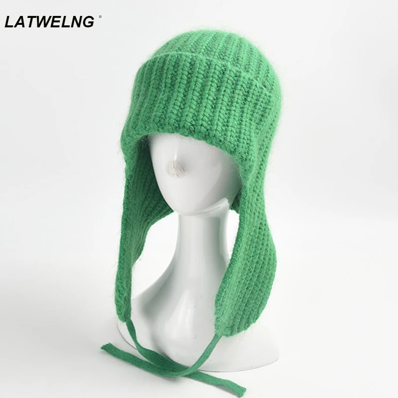 Wholesale-Ear-Protection-Knitted-Hat-for-women-Fashion-Keep-Warm ...