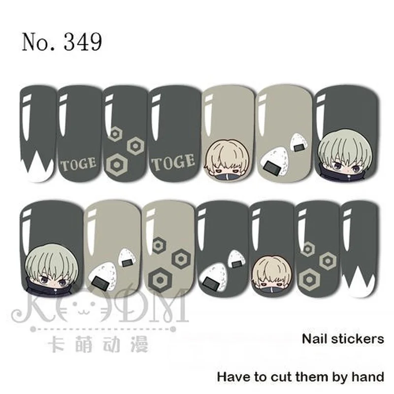 Jujutsu Kaisen Nails Decals Decorations Gojo Satoru Ryomen Sukuna Nail ...