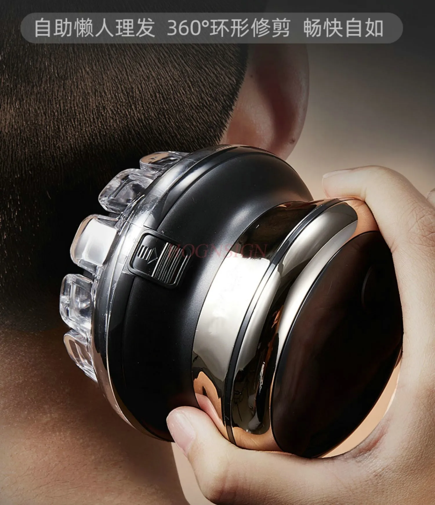 Waterproof-Electric-Head-Hair-Shaver-Rechargeable-High-Precision-Hair ...