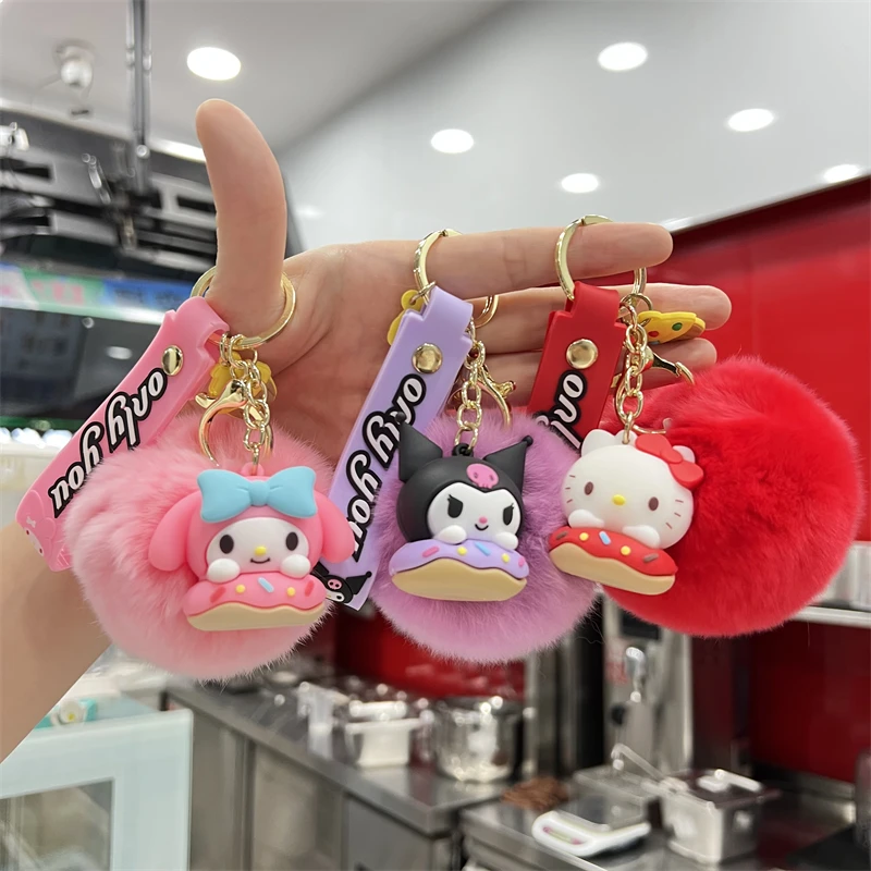 Pink Kitty Keychain